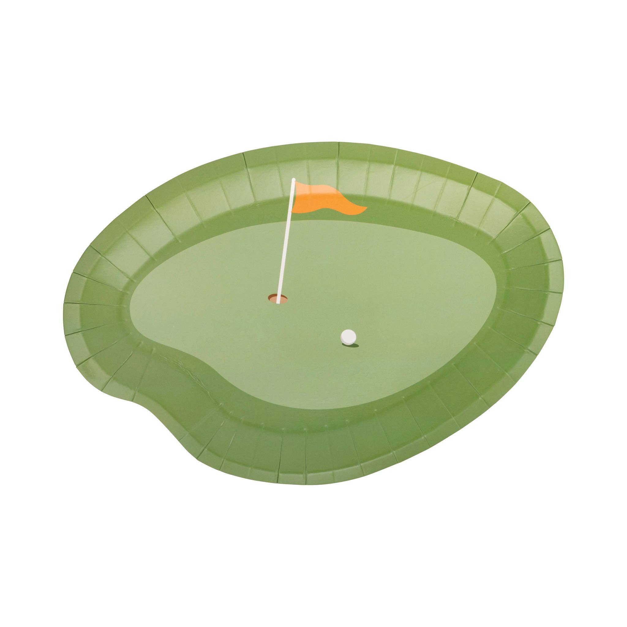 Putting Green Paper Plate – B.CANDY